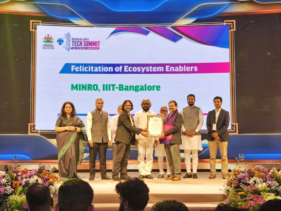 IIIT-B wins big at Bengaluru Tech Summit 2024 | Naviiina: IIIT-Bangalore